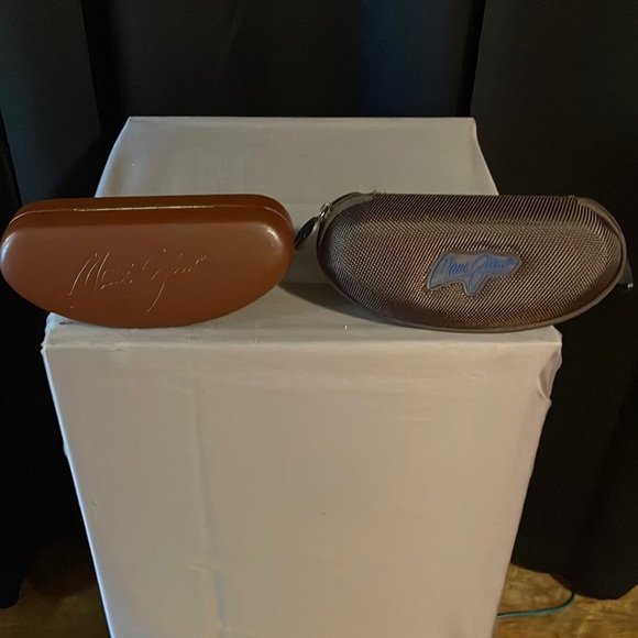 Maui Jim | Accessories | Maui Jim Sunglasses Cases One Leather One ...
